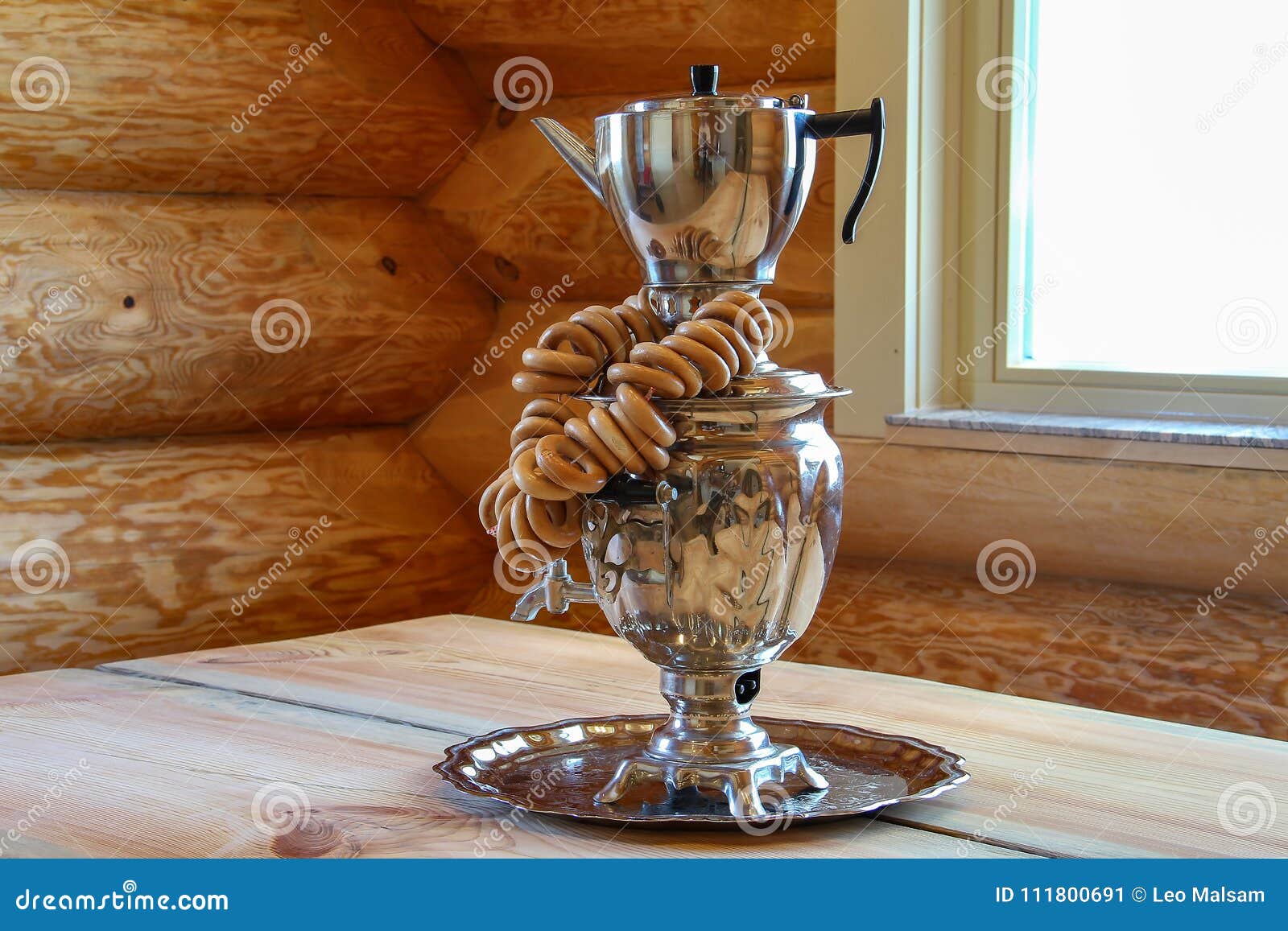 Composition with samovar stock image. Image of life - 111800691