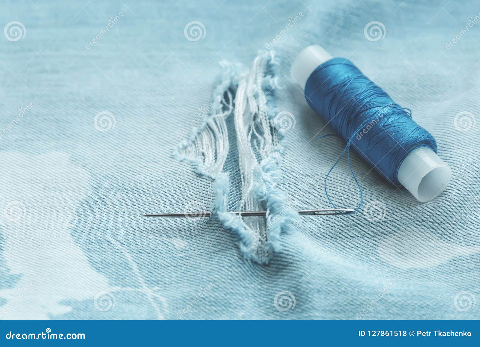 Composition of Seamstress, Tailor, Thread for Sewing and for Knitting ...