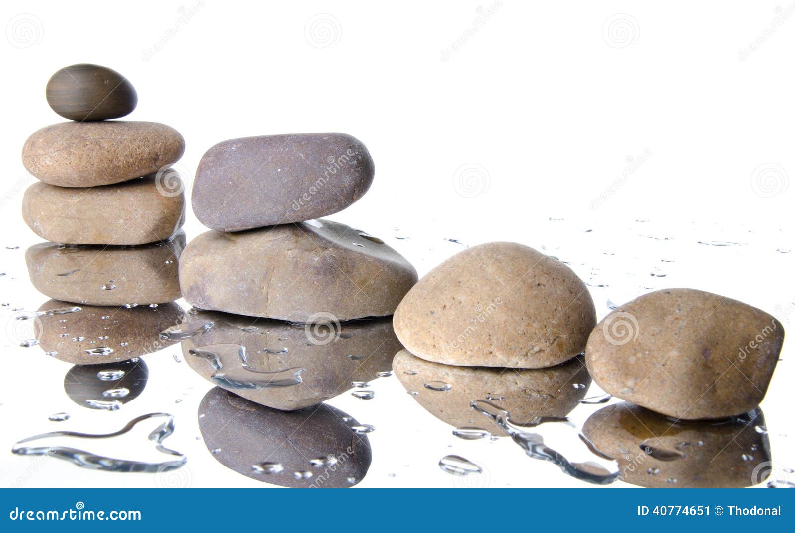 Composition of Stacked Pebbles Stock Image - Image of stones ...