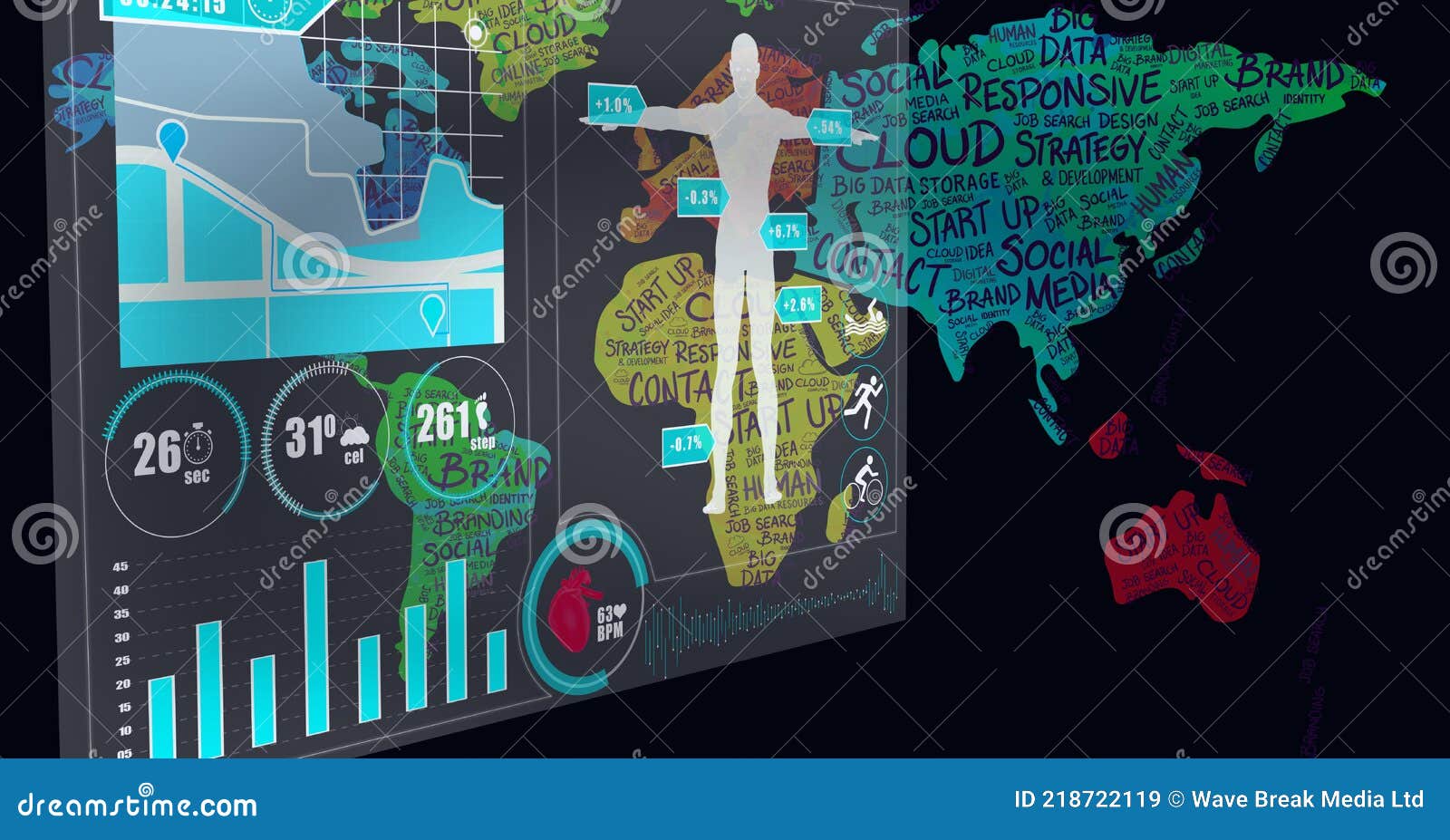 Composition of Statistics, Human Body and Medical Data Processing on ...