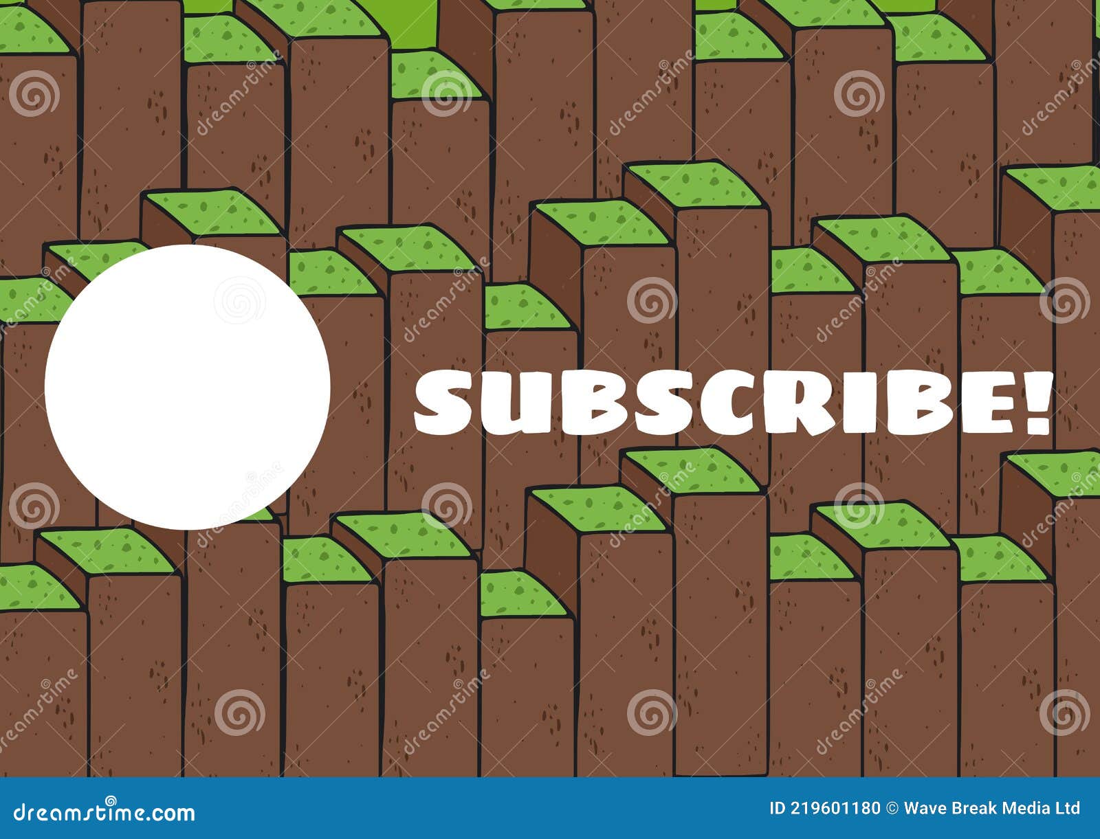 Composition of Subscribe Text with Copy Space Over Brown and Green ...