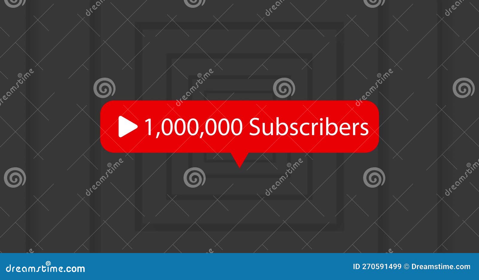 Composition of Subscribers Text and Numbers on Red Speech Bubble Stock ...