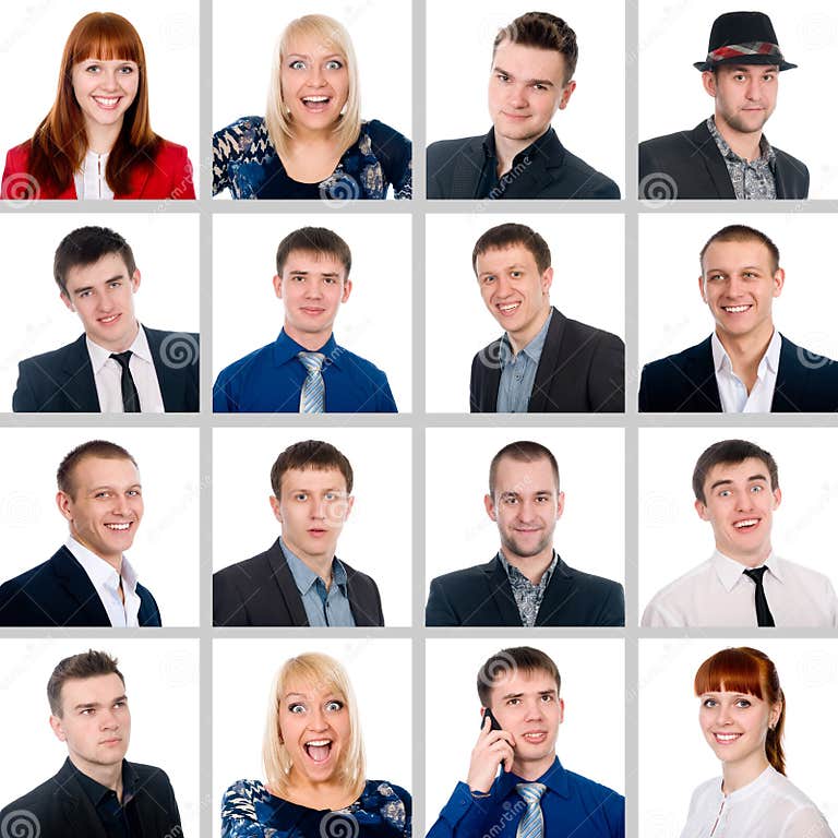 Composition of Successful Young People Stock Image - Image of people ...