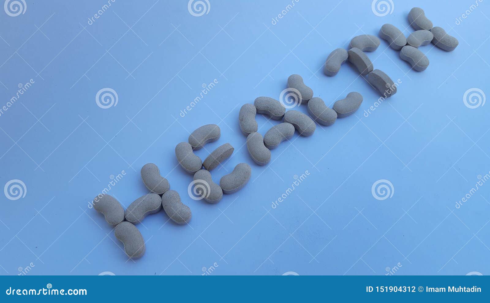 The Composition of Tablets that Form Alphabet Letters that Read Herbal ...