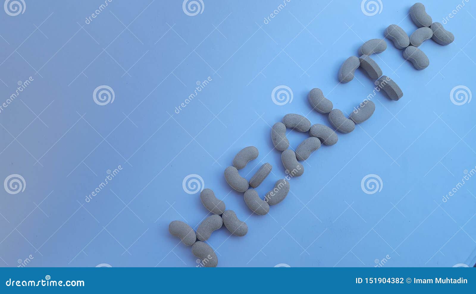 The Composition of Tablets that Form Alphabet Letters that Read Herbal ...