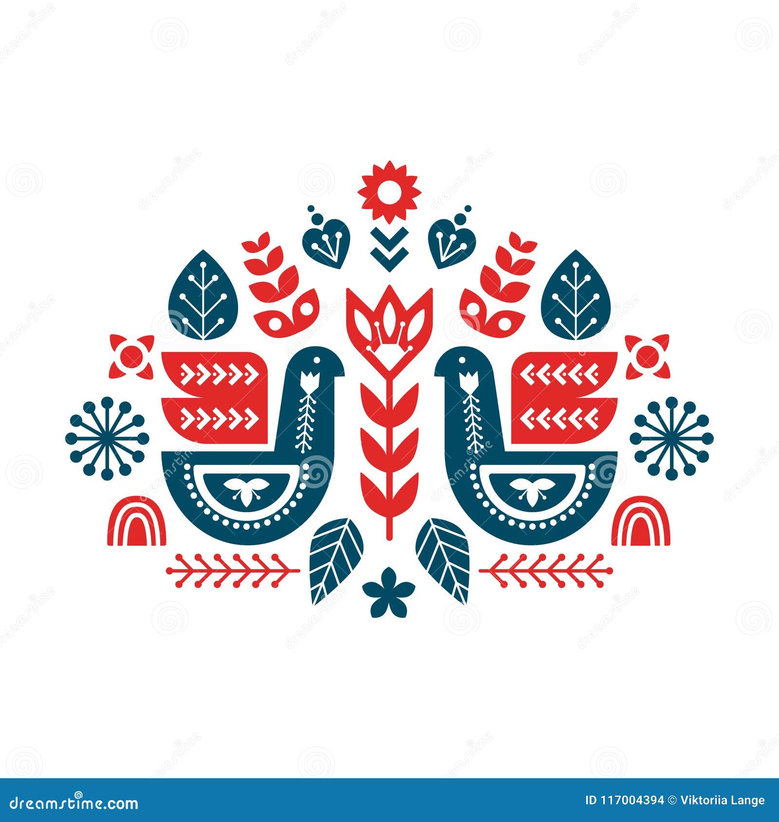 Birds Decorative Compositional Elements For Tags, Cards, Emblems, Logos ...