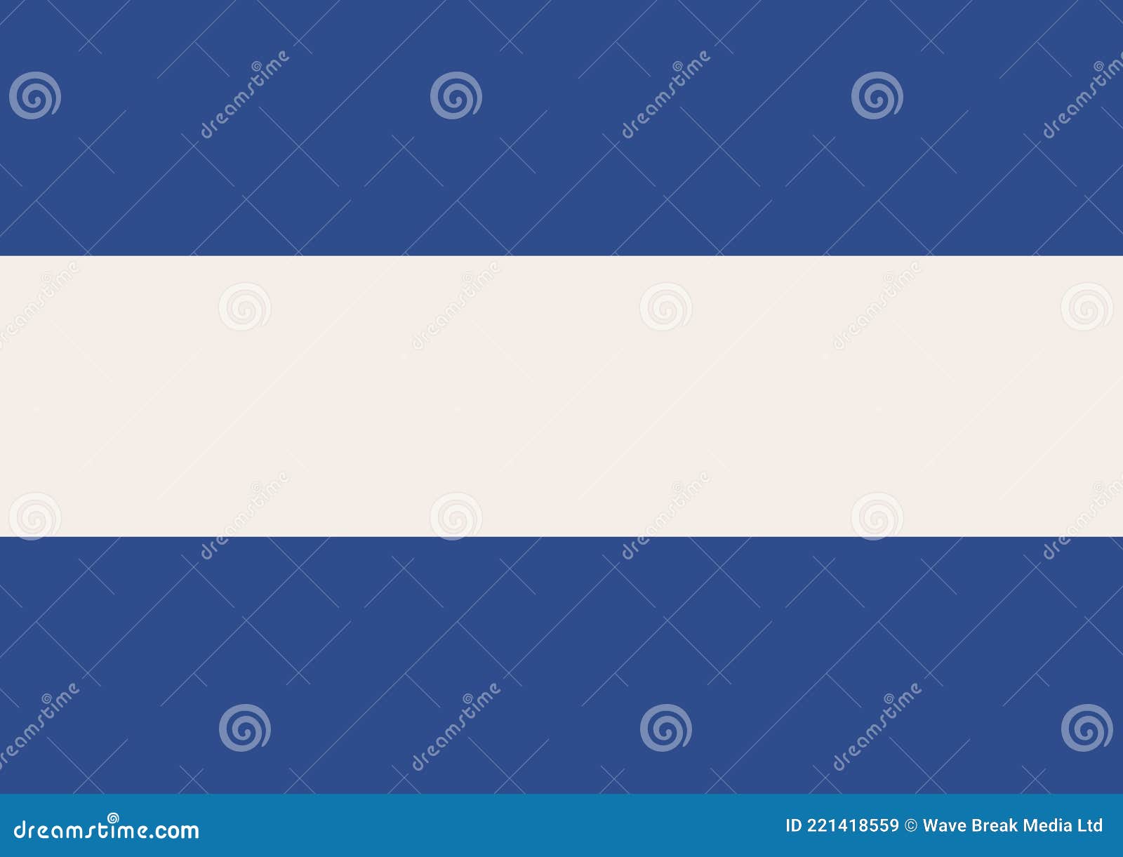 Composition of Three Blue and White Horizontal Stripes with Copy Space ...
