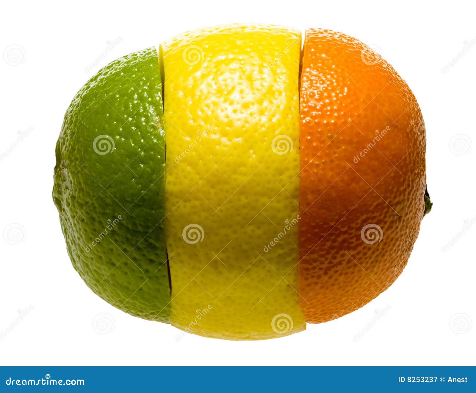 Composition of Three Citruses Parts Stock Image - Image of delicious ...