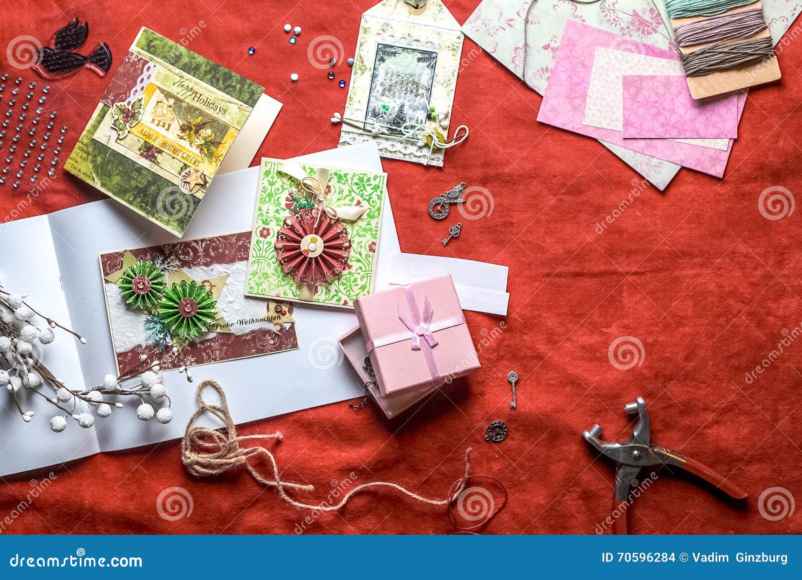 Composition of Tools for Scrapbooking Stock Photo - Image of hobbie ...