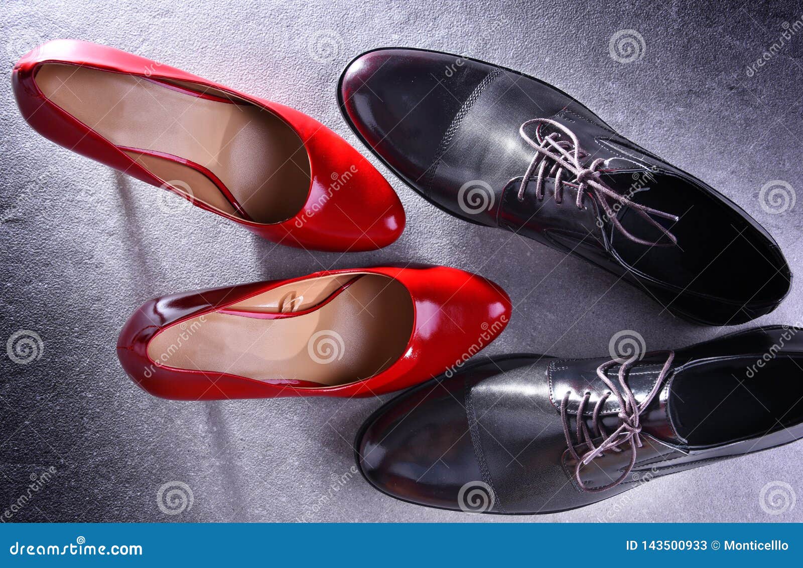 Composition with Two Pairs of Shoes Stock Image - Image of shiny, high ...
