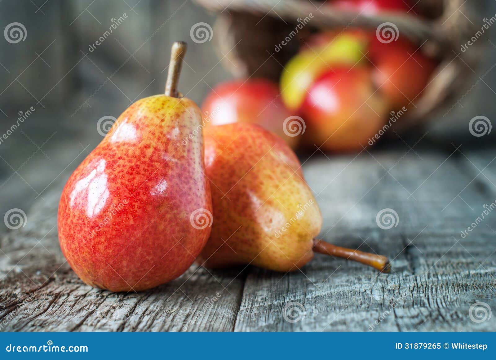Composition with Two Red Pears Stock Image - Image of garden, nutrients ...