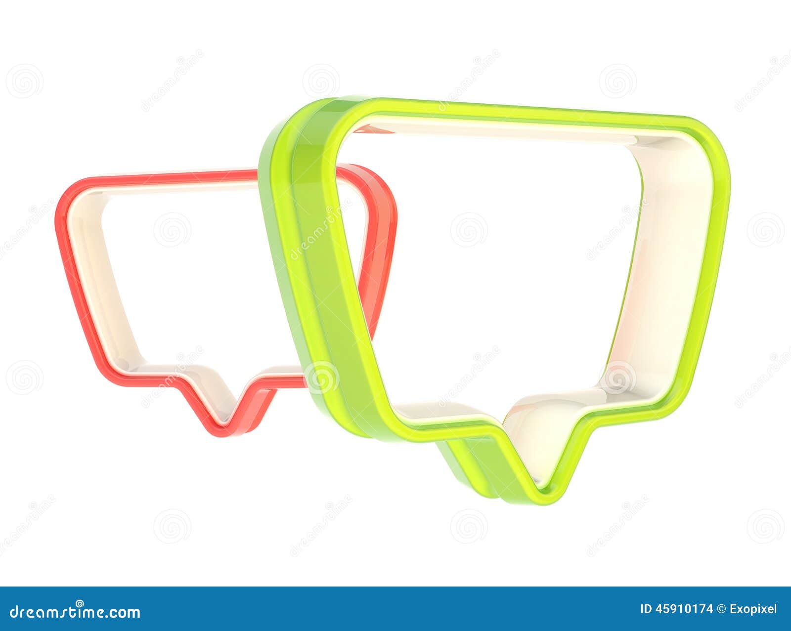 Composition Two Text Bubbles Stock Illustrations – 88 Composition Two ...