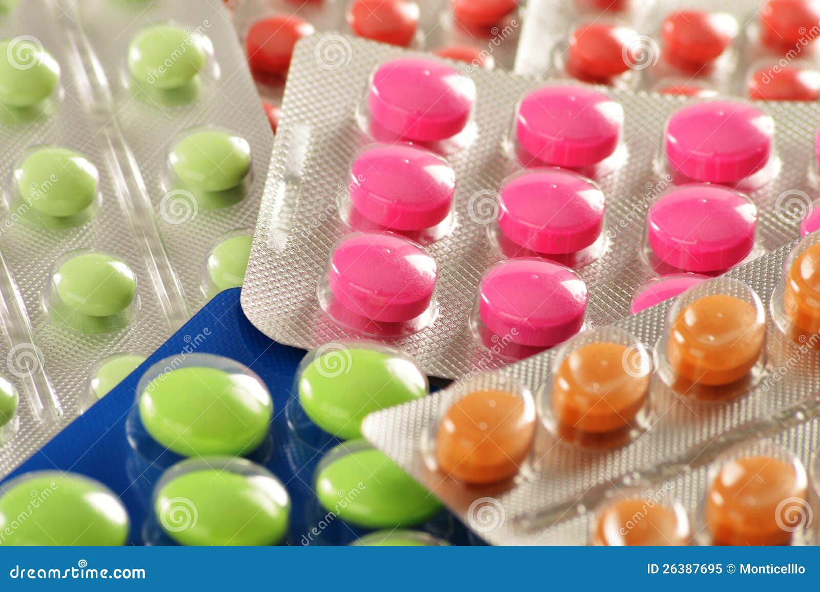 Composition with Variety of Drug Pills Stock Image - Image of package ...