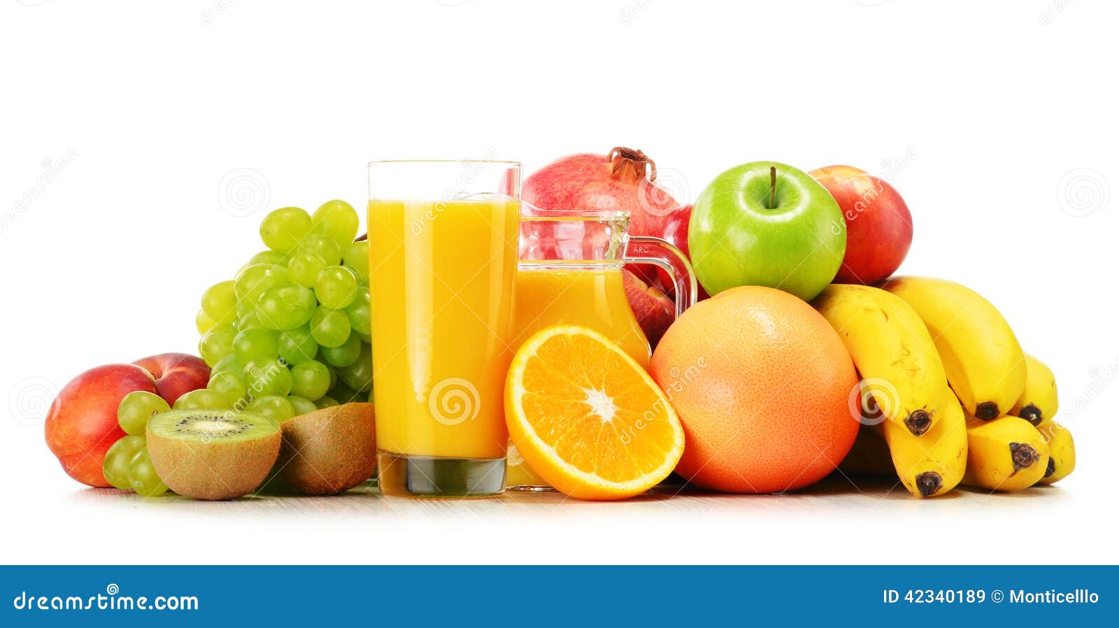 Composition with Variety of Fresh Fruits. Balanced Diet Stock Image ...