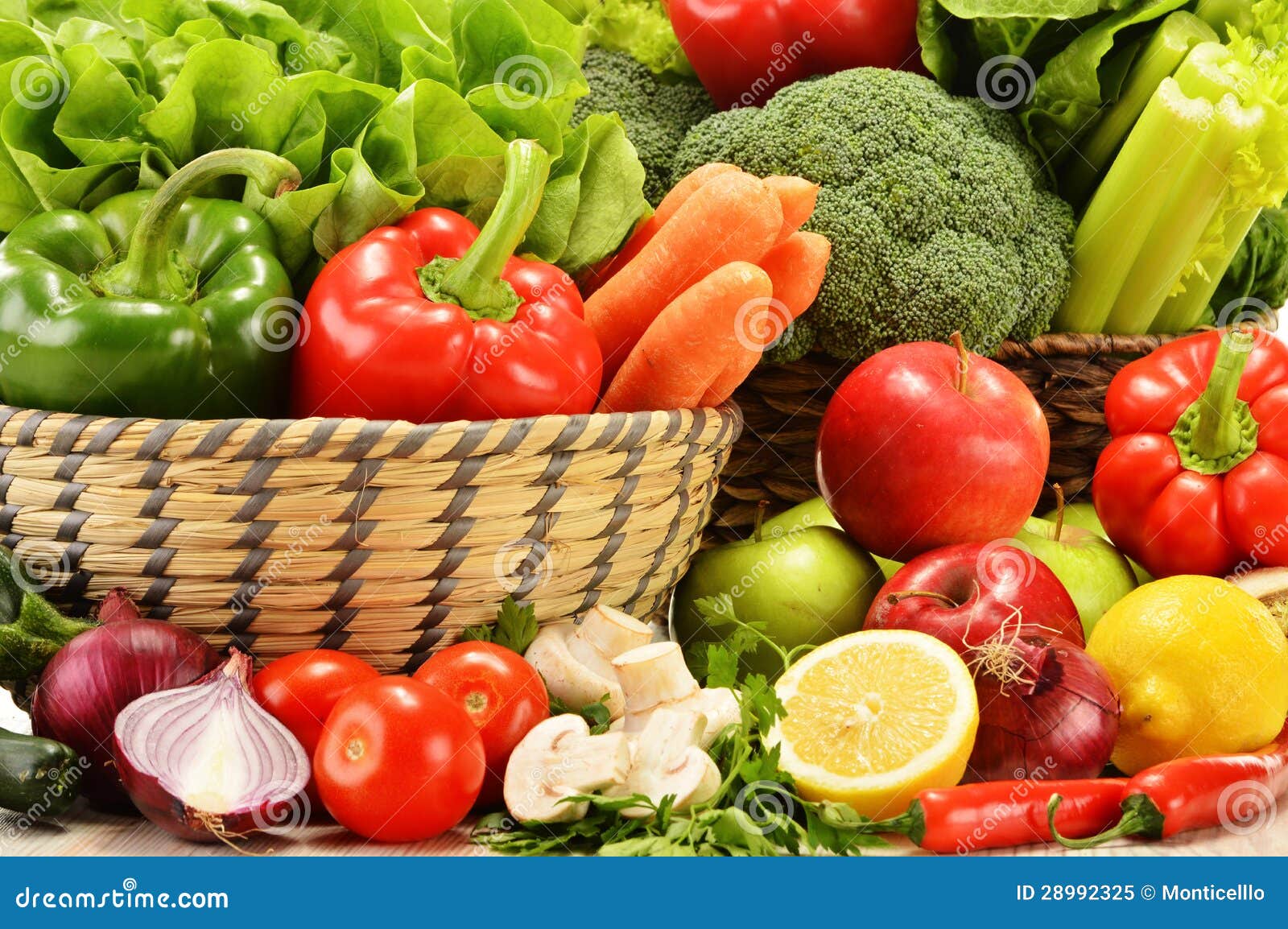 Composition with Variety of Raw Vegetables Stock Image - Image of fresh ...