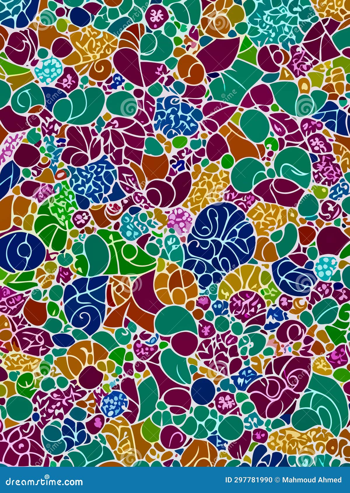 "Composition of Vibrant Abstract Colorful Background Pattern ...