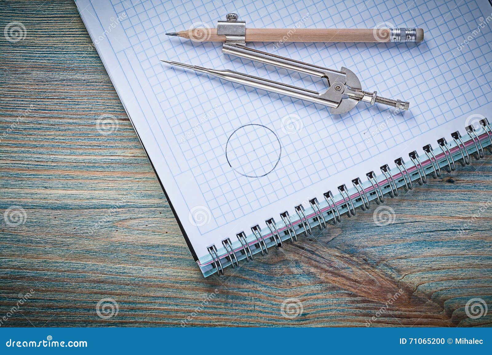 Vintage Divider On Technical Drawing Royalty-Free Stock Image ...