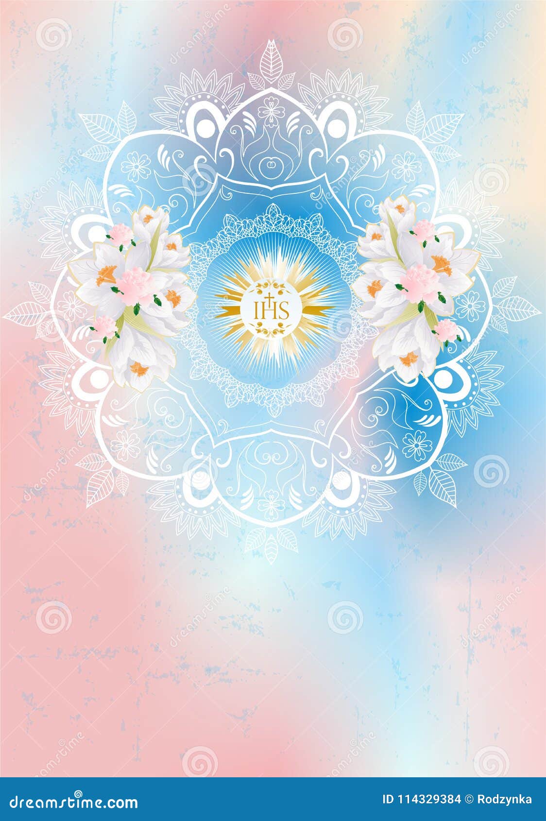 First holy communion stock illustration. Illustration of communion ...