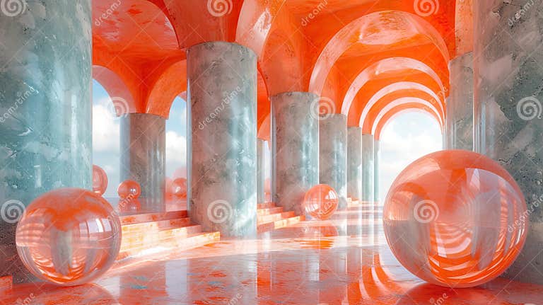 A Composition Where Distorted Prospects Create a Visual Illusion of ...