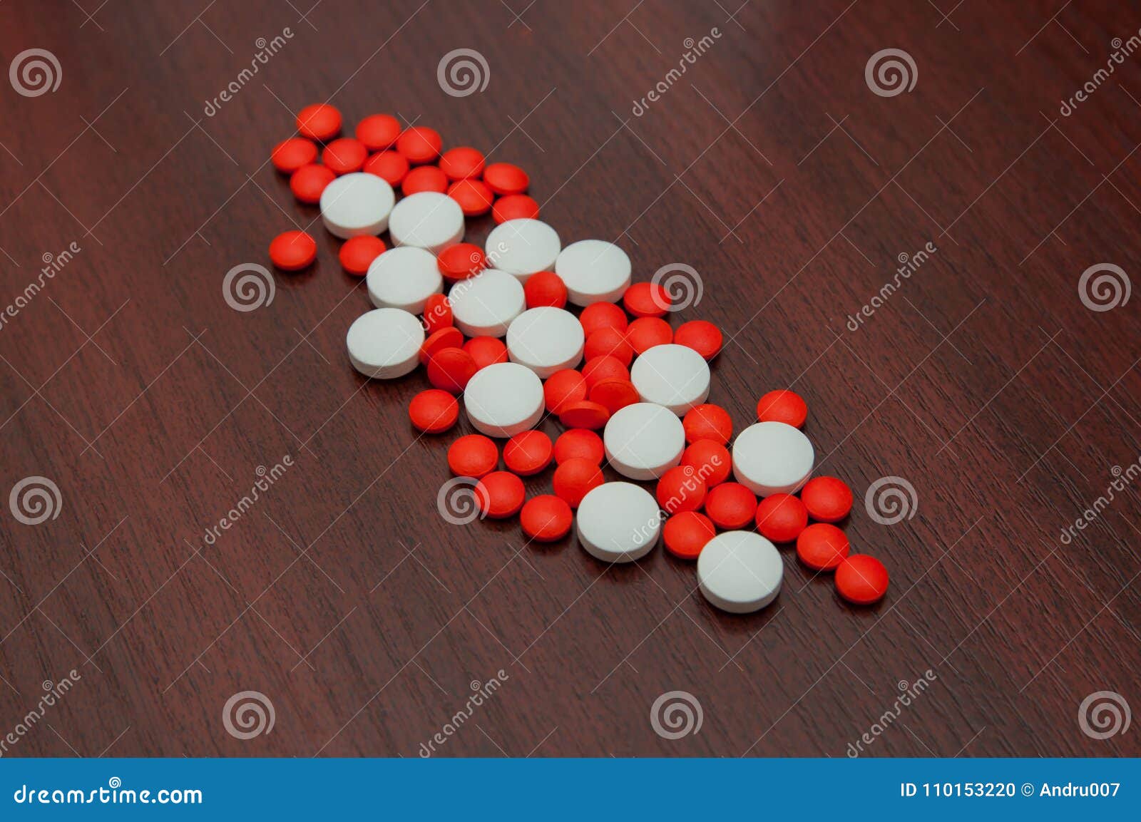 Composition of tablets stock photo. Image of health - 110153220