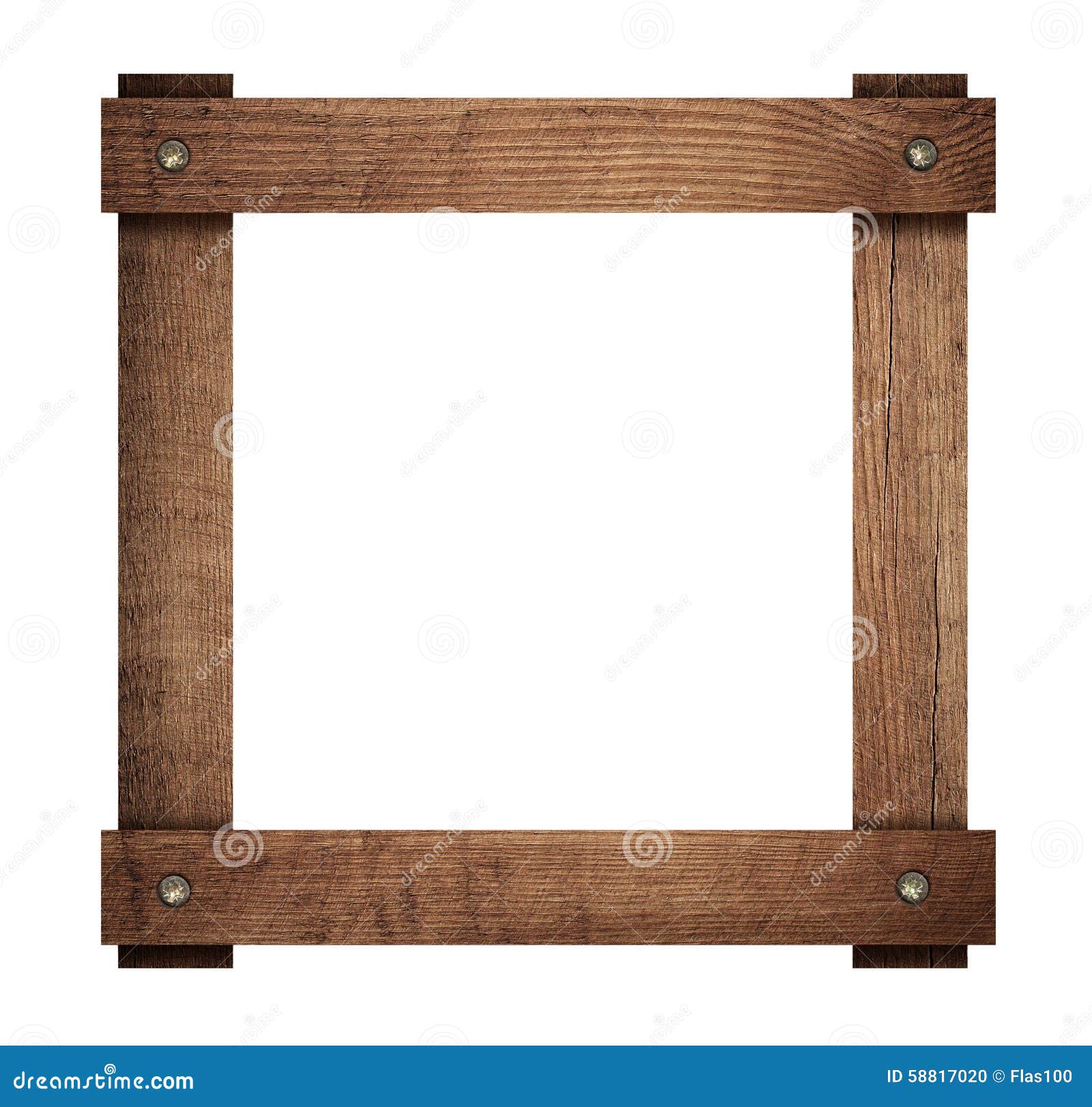Composition of Wooden Planks Screwed Frame Stock Photo - Image of ...