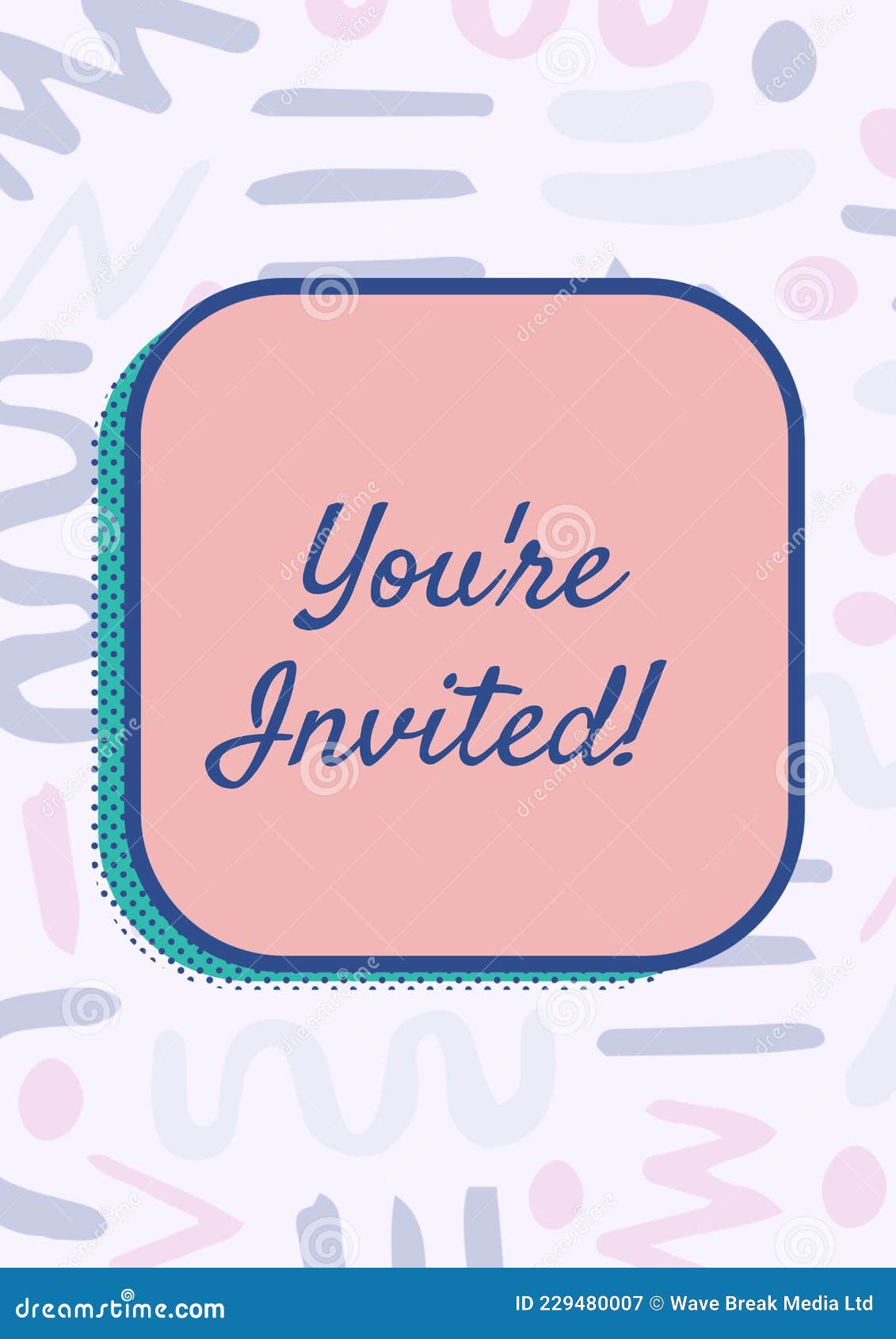 Youre Invited Red Text Stamp Vector Illustration | CartoonDealer.com ...