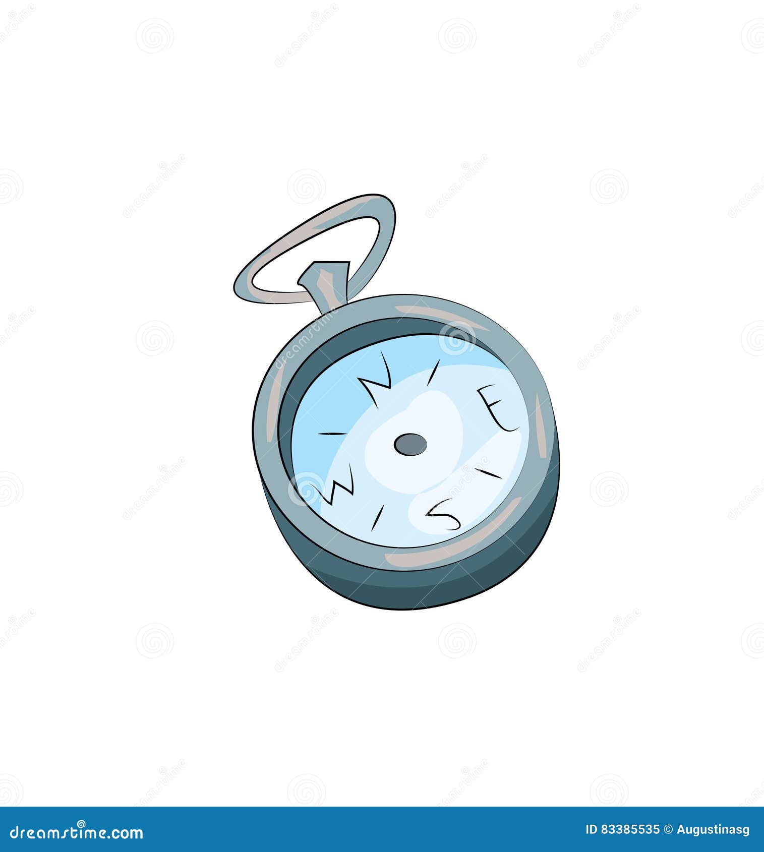 Composs cartoon stock illustration. Illustration of road - 83385535