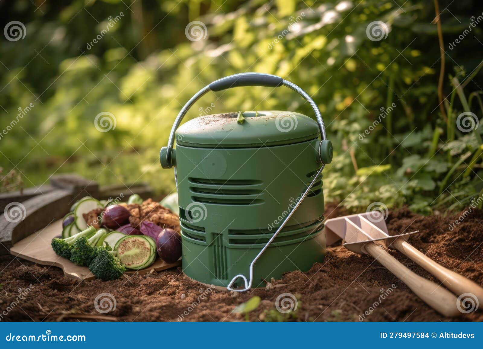 Compost Bin With Built-in Drainage System And Spigot For Easy ...