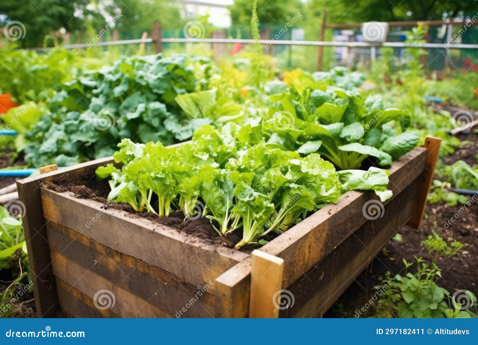 A Compost Bin in a Community Garden Stock Image - Image of recycling ...