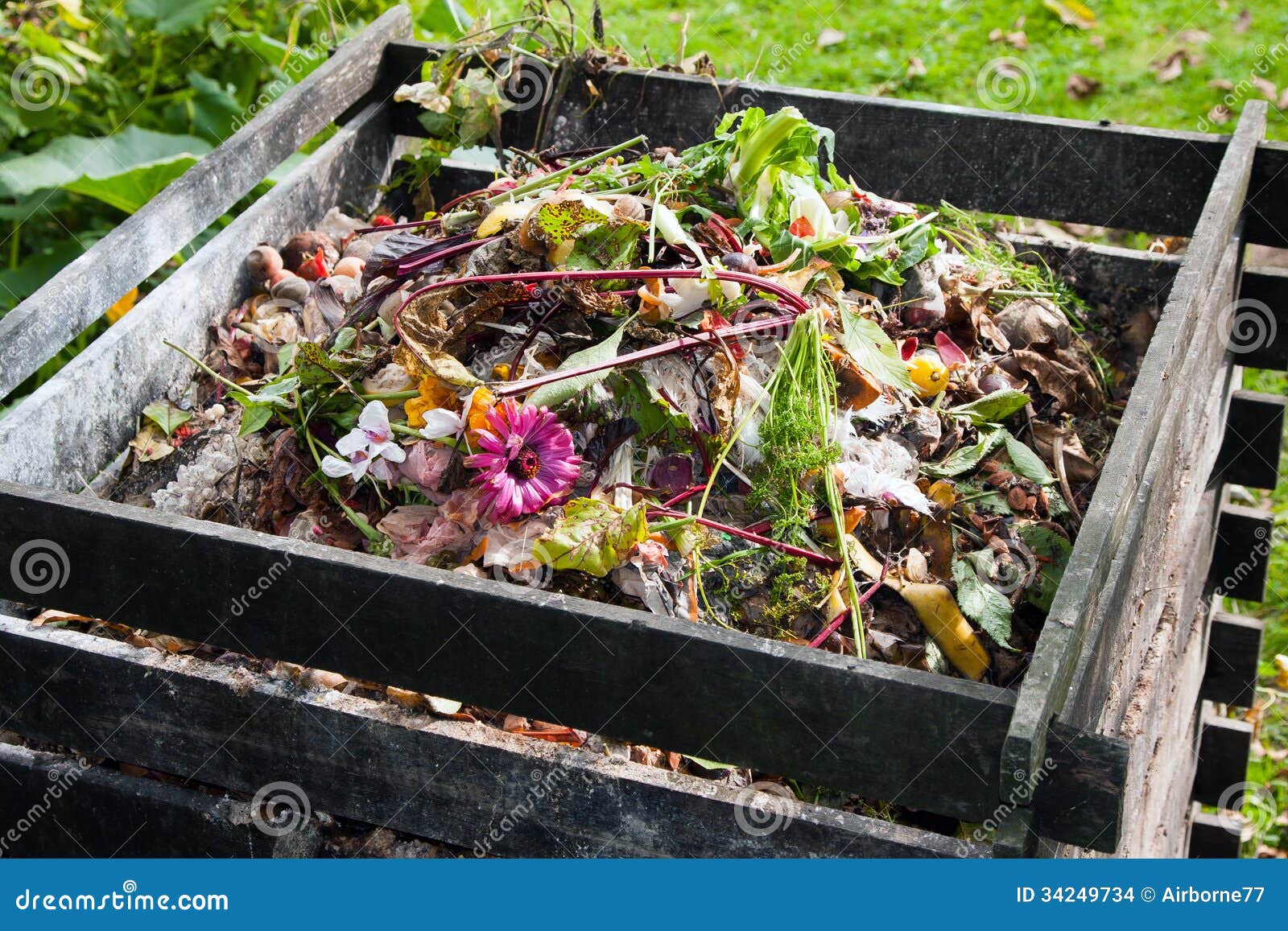 Compost bin stock photo. Image of friendly, compost, family - 34249734