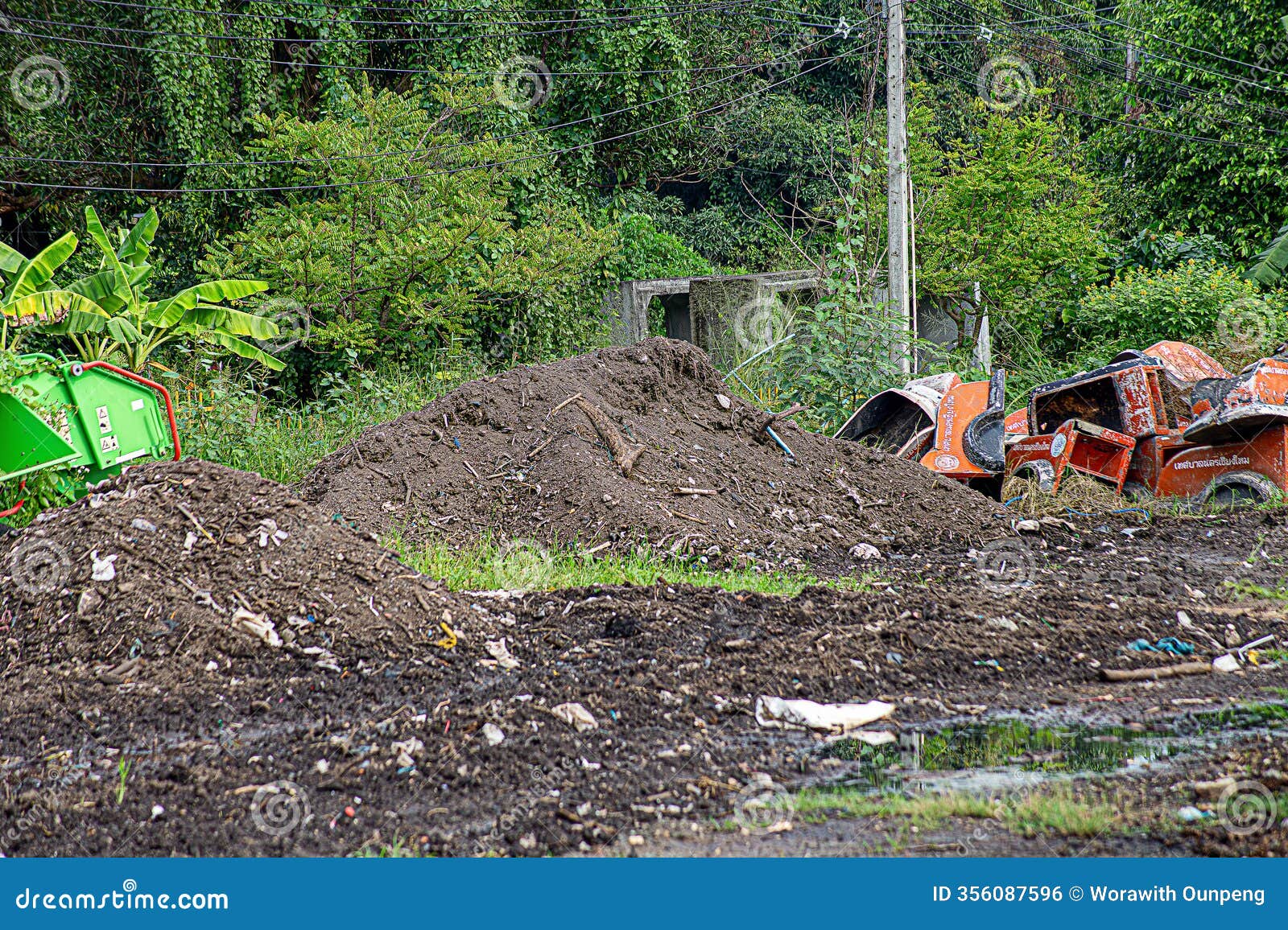 Compost Piles are Full of Soil Microorganisms. Farming is Done Using ...
