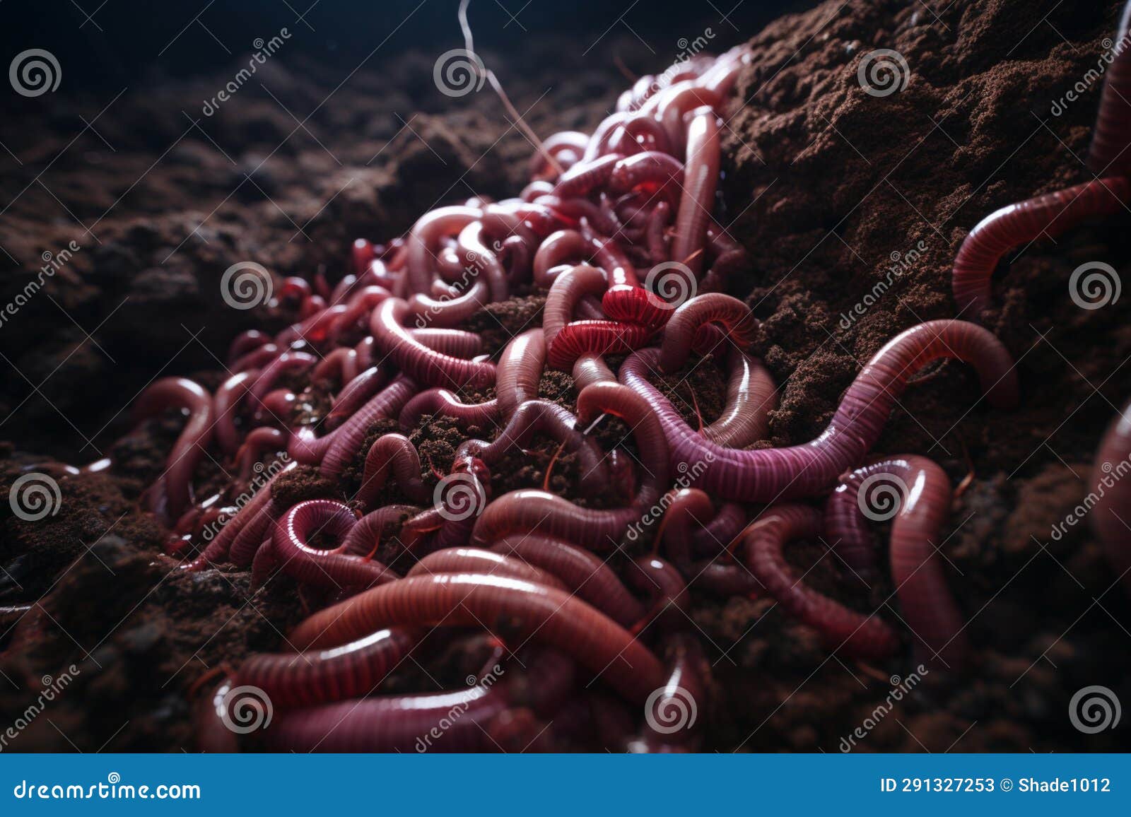 Compost Worms stock illustration. Illustration of bait - 291327253