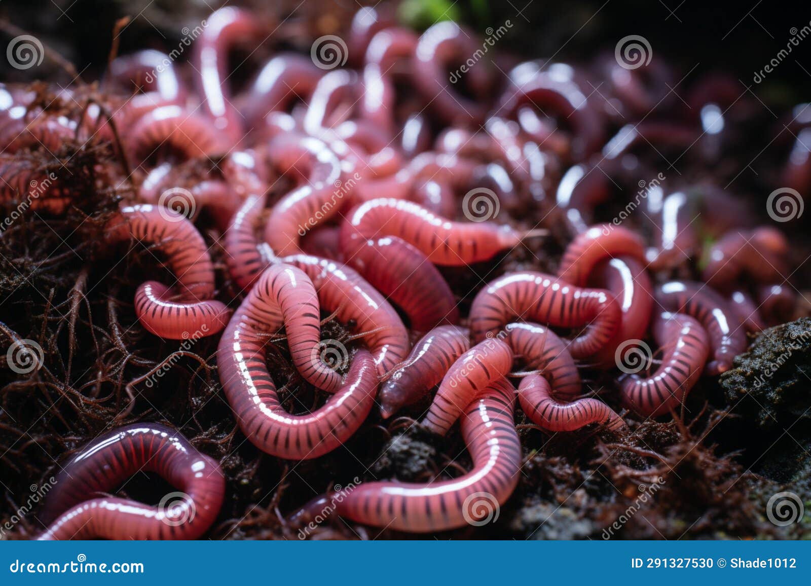 Compost Worms stock illustration. Illustration of closeup - 291327530
