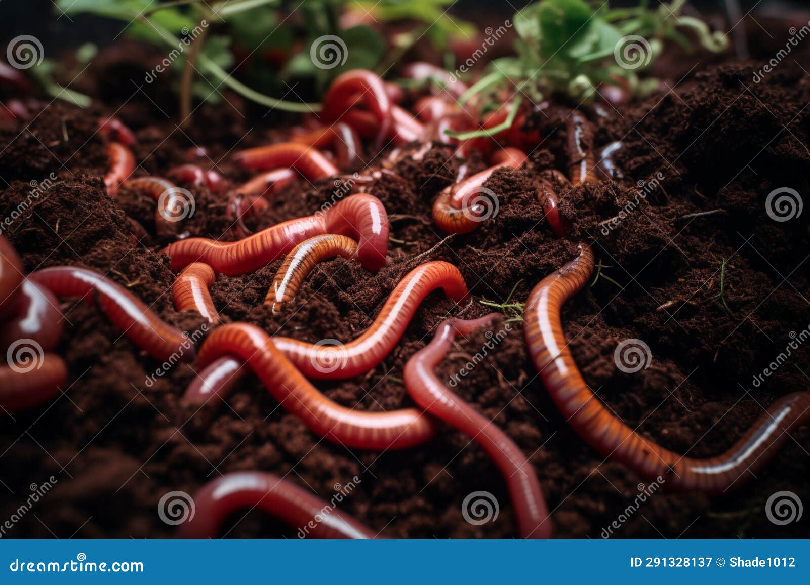 Compost Worms stock illustration. Illustration of invertebrate - 291328137