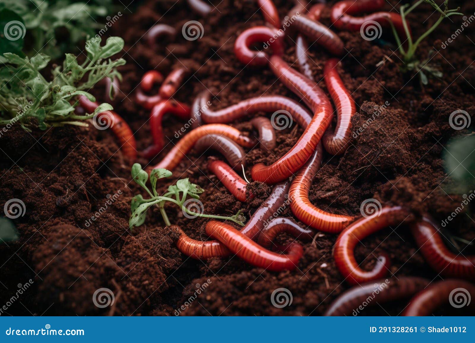 Compost Worms stock illustration. Illustration of nature - 291328261