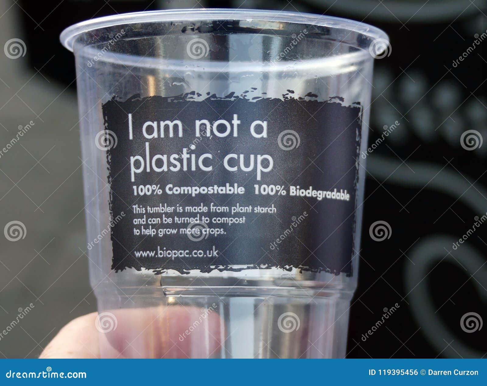 Compostable, Biodegradeable, Non Plastic Plastic Cup. Environmentally ...