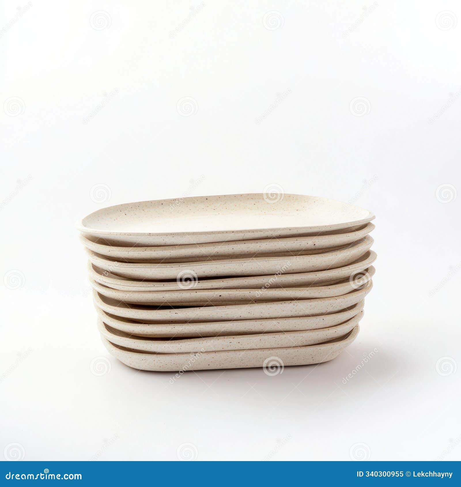 Compostable Dinner Plates stock illustration. Illustration of meal ...