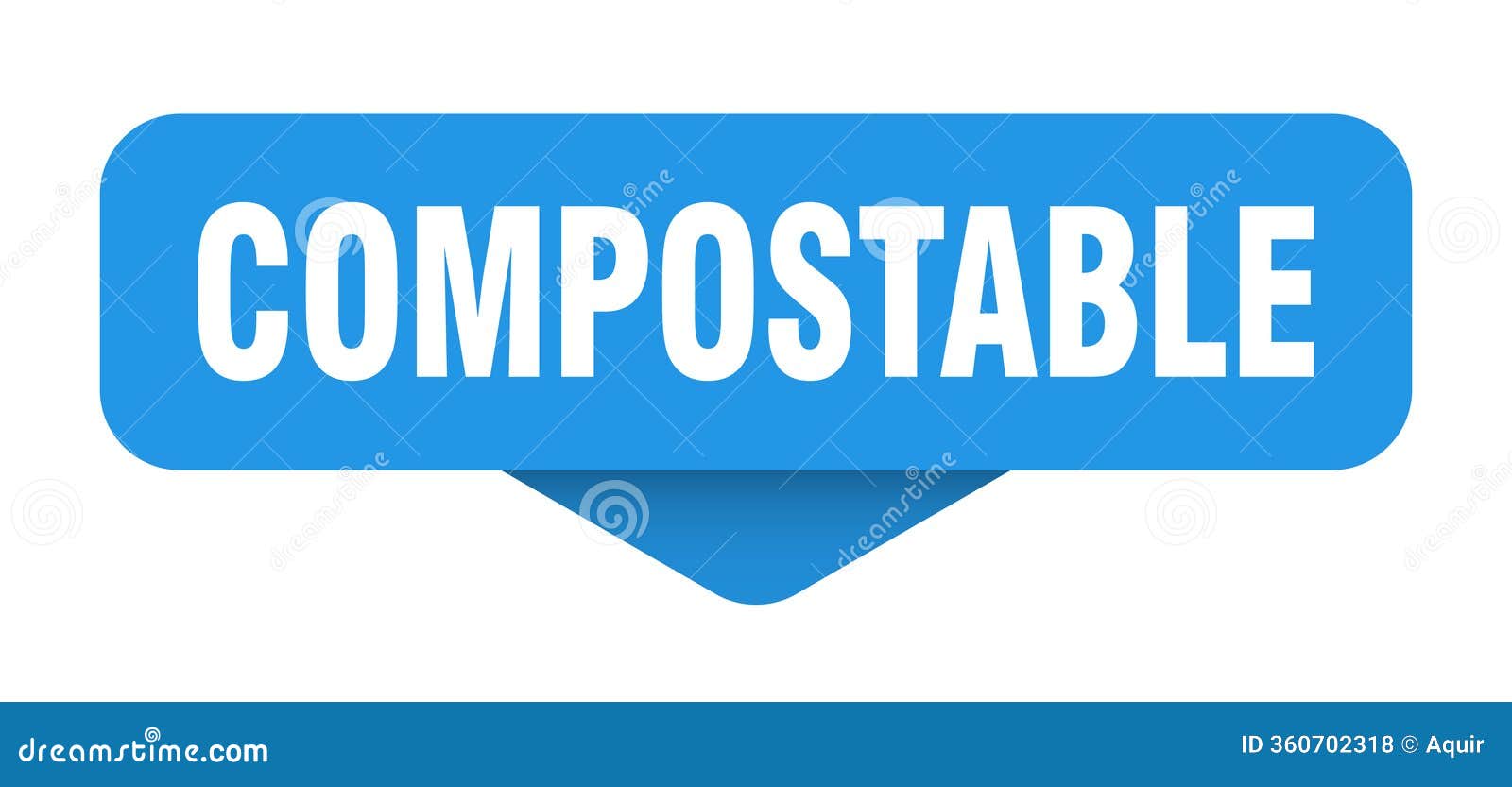 Compostable Sticker. Compostable Sign On Transparent Background Vector ...