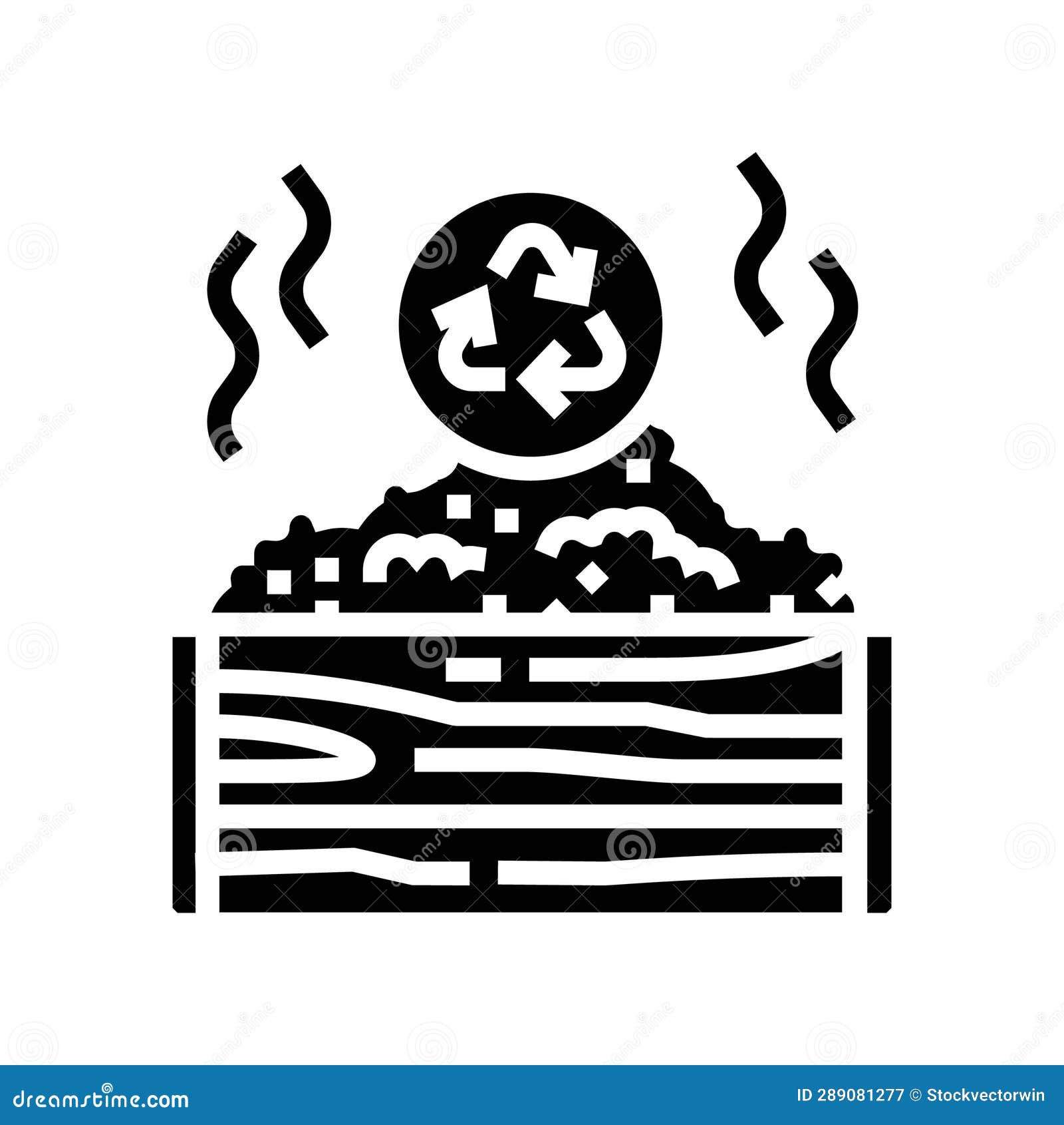 Eco Composting World Wide Symbol Illustration.. | CartoonDealer.com ...