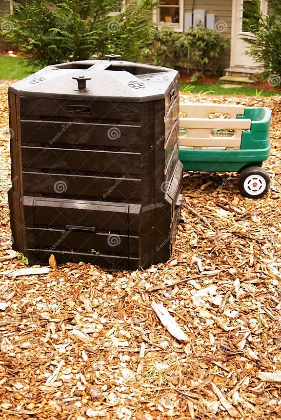 Composting in a Home Garden Stock Photo - Image of green, environmental ...