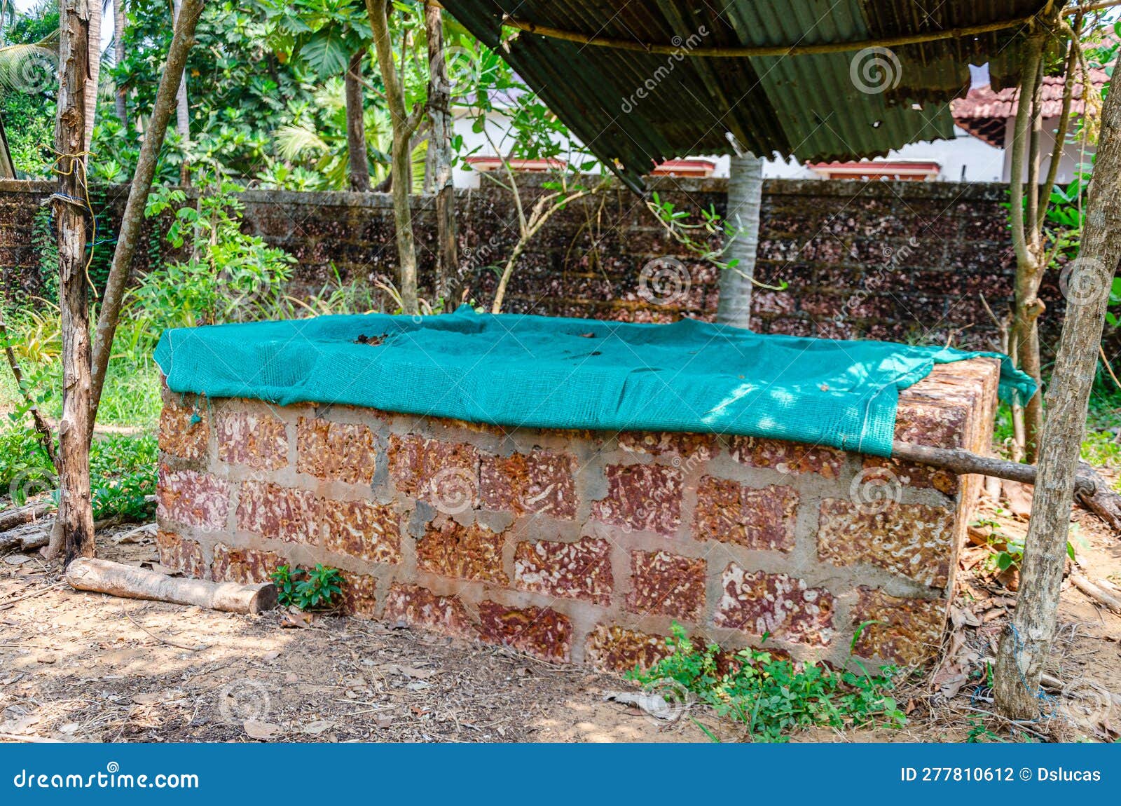 Composting pit stock photo. Image of food, discarded - 277810612
