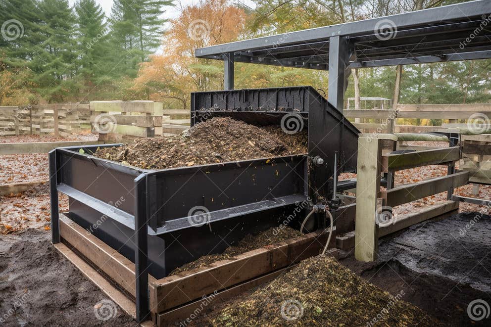 Composting System with Automatic Turner, Keeping Compost Aerated and ...