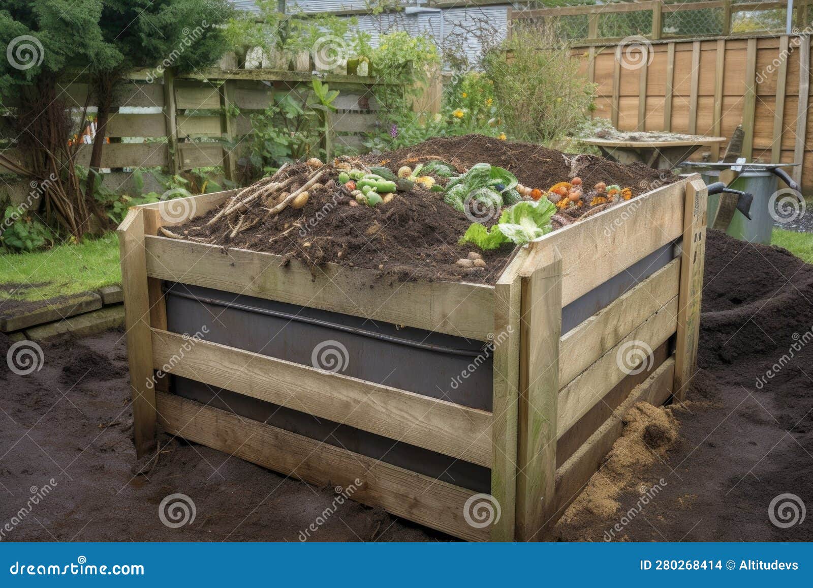 Composting System with Capacity for Large Amounts of Food and Garden ...