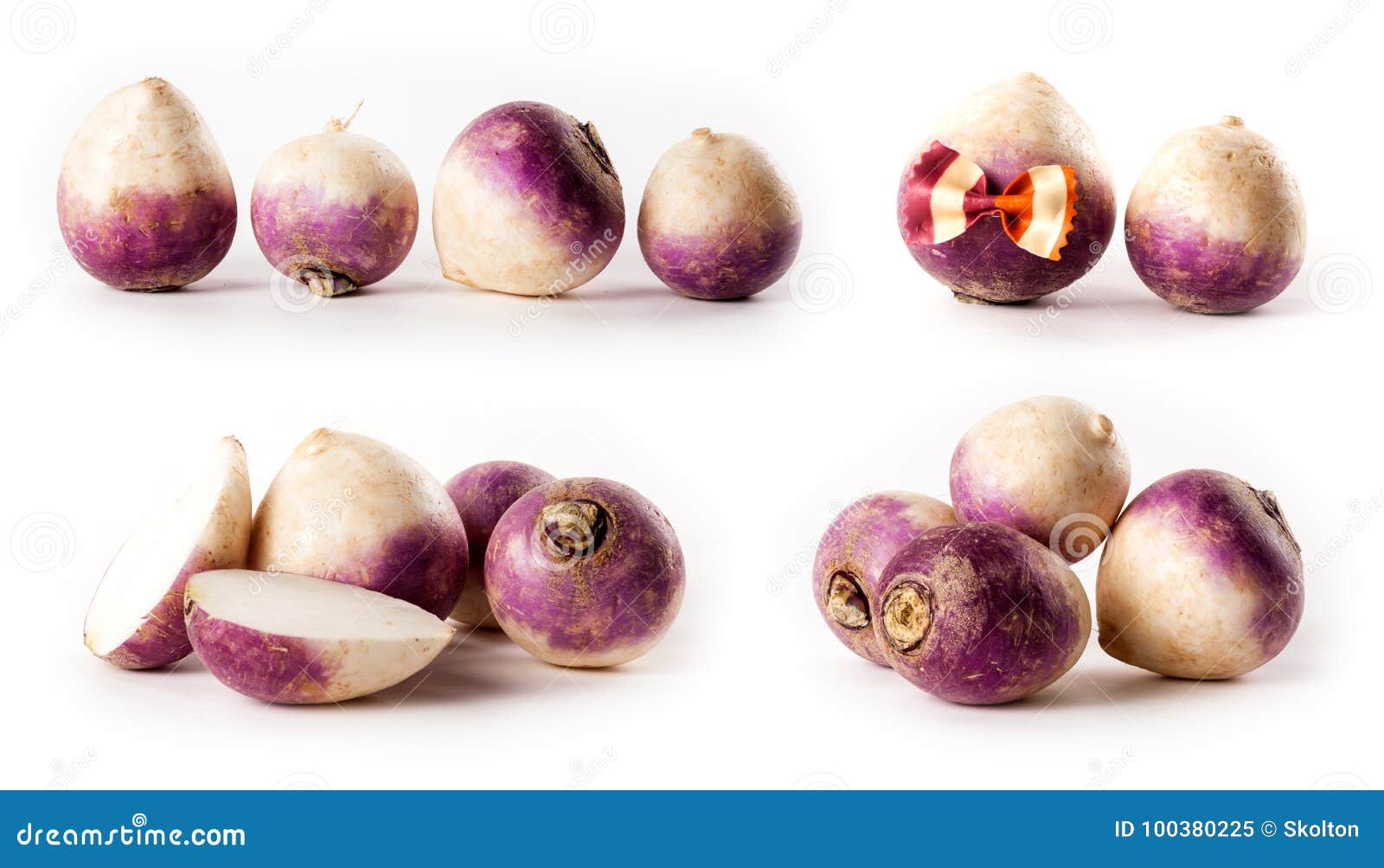 Composto Com Os Nabos Isolados No Fundo Branco Imagem de Stock - Imagem ...