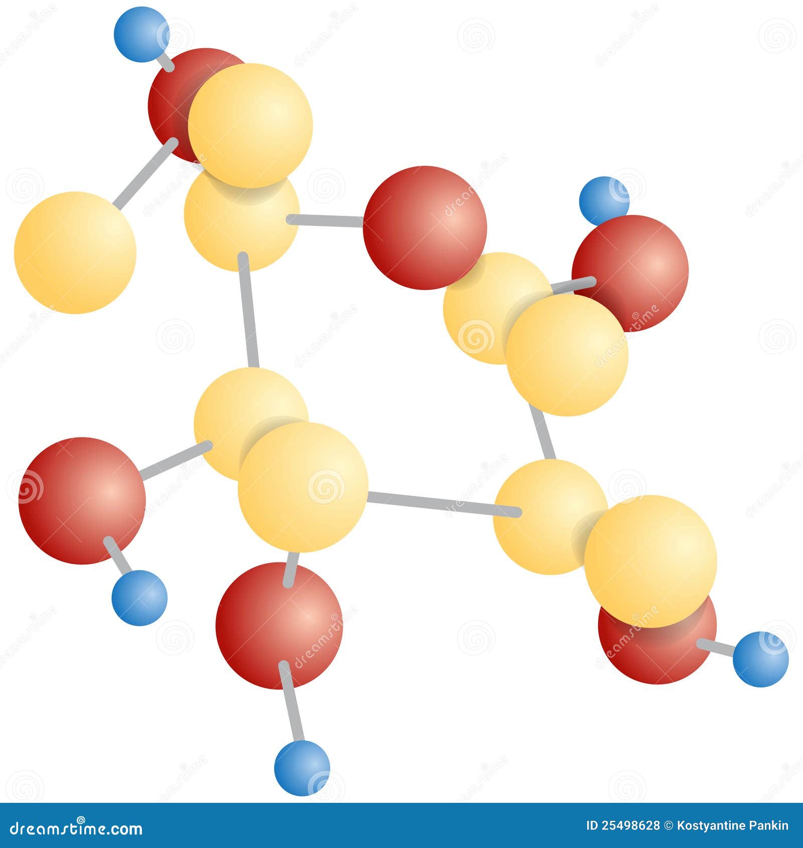 Composto molecular ilustração do vetor. Ilustração de retrato - 25498628