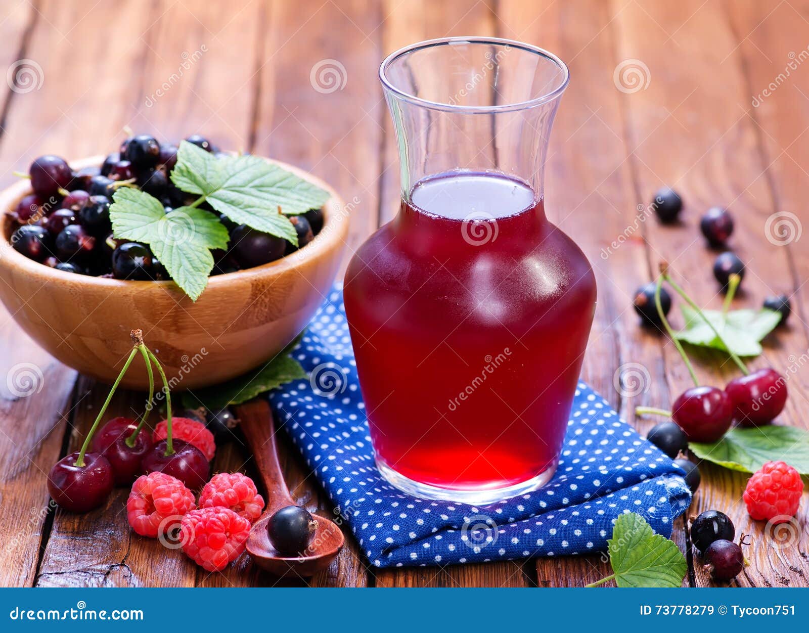 Compot stock image. Image of compote, garden, cold, leaf - 73778279