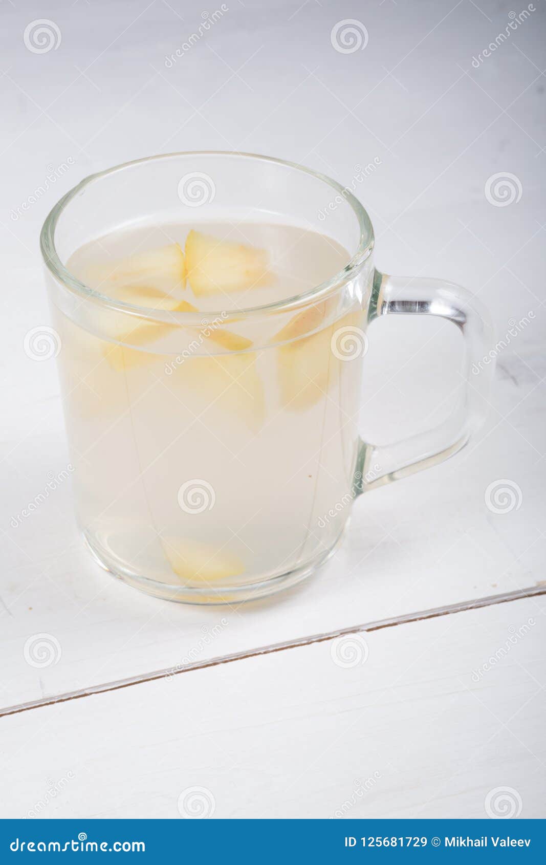 Compote drink mug stock image. Image of mint, food, glass - 125681729