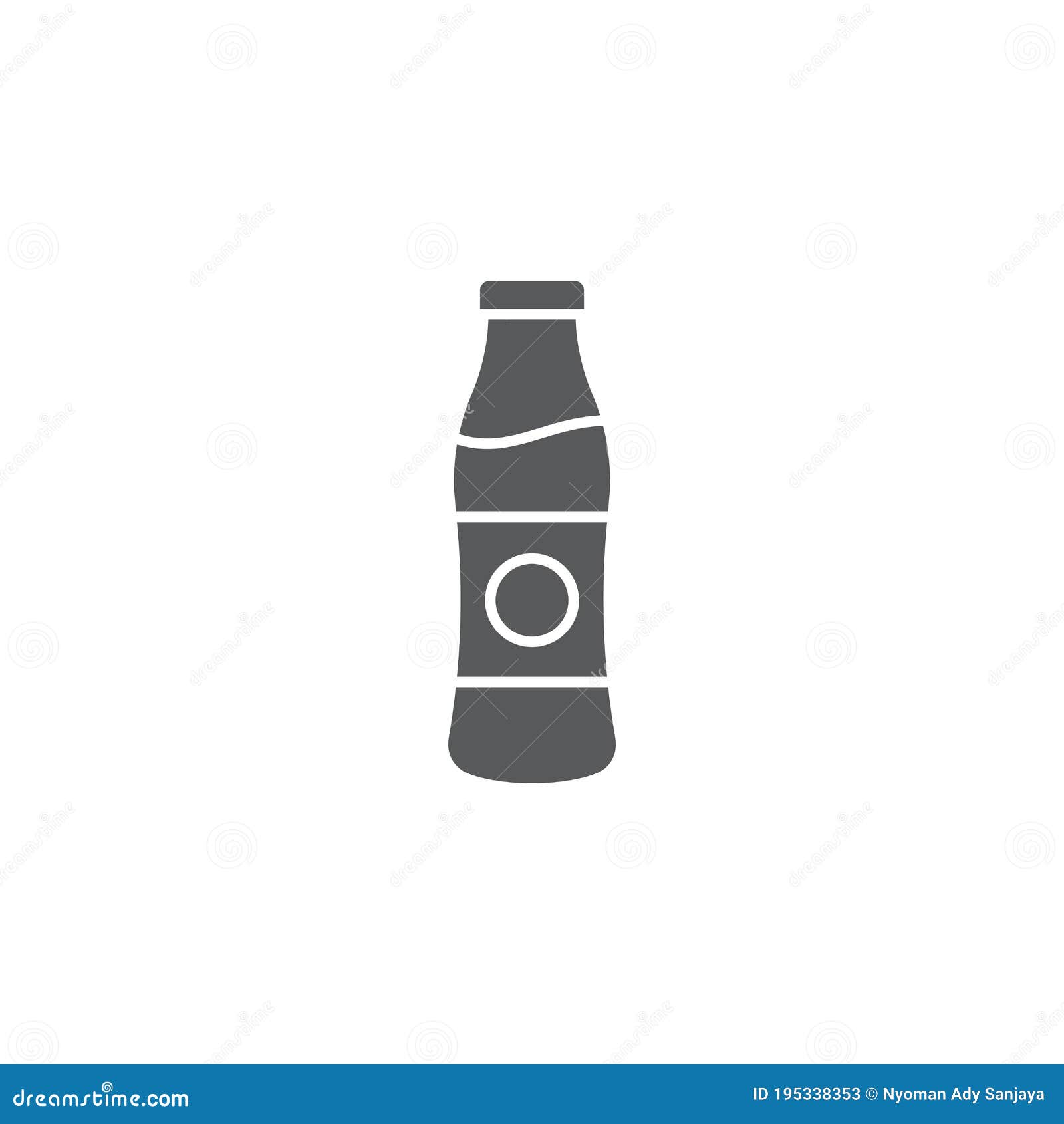 Compote, Fruit Juice Vector Icon Symbol Isolated On White Background ...