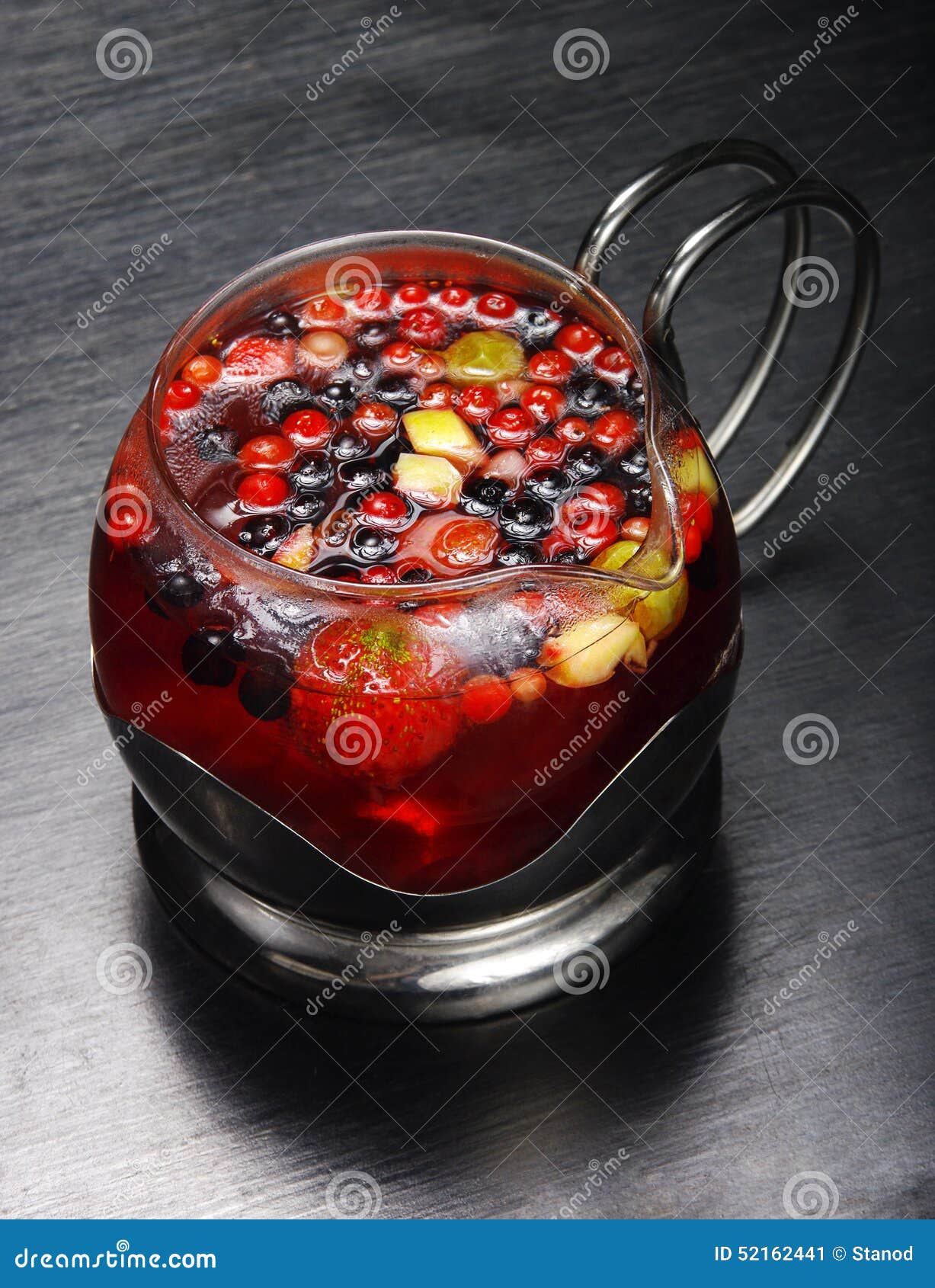 Compote in a Glass Container Stock Image - Image of food, wooden: 52162441