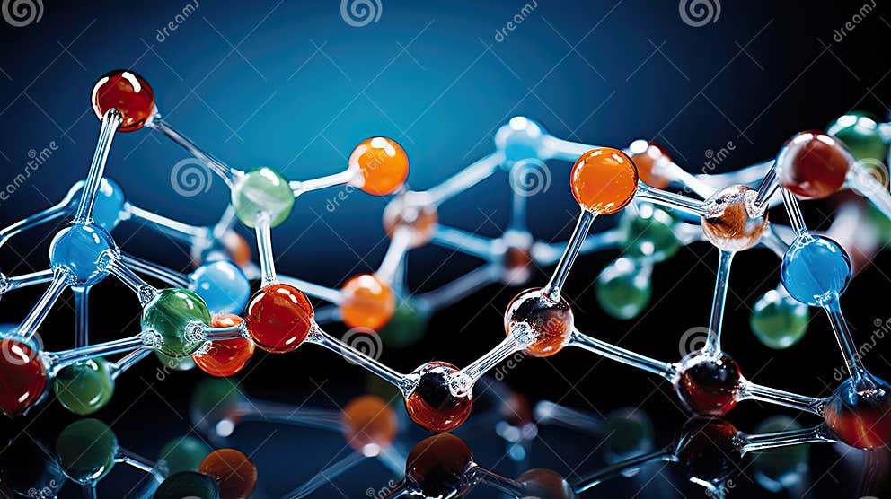 Compound Chemistry Illustration Stock Illustration - Illustration of ...